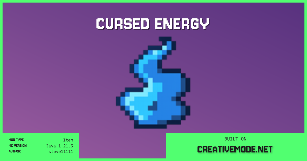 Cursed Energy | Free Java 1.21.5 Mod | CreativeMode