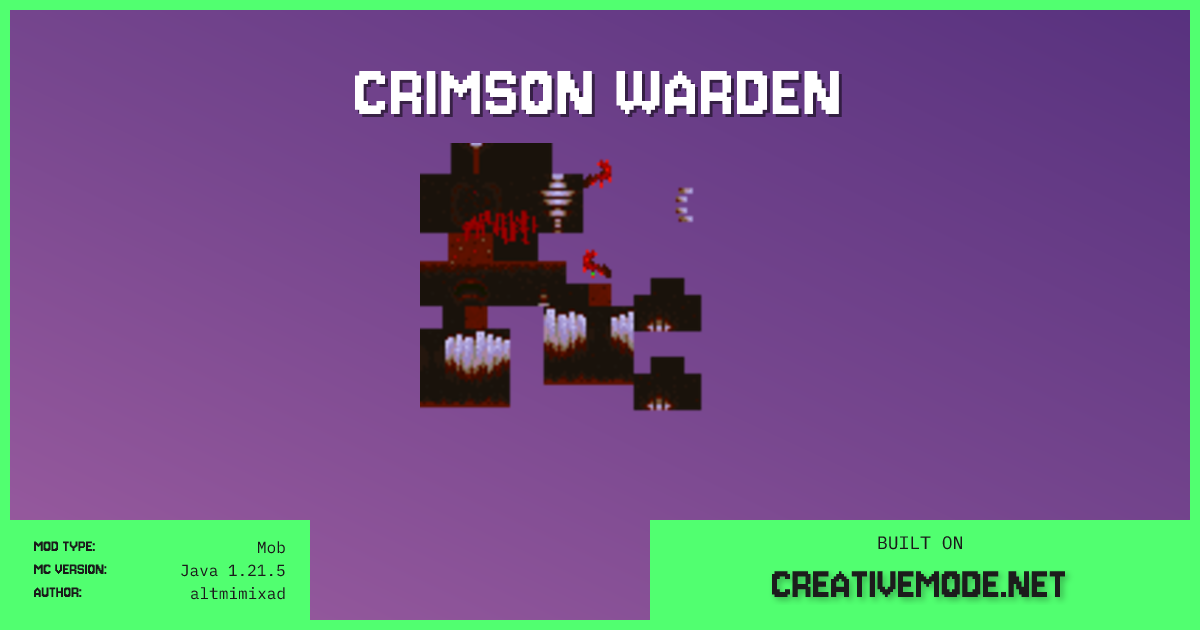 Crimson Warden | Free Java 1.21.5 Mod | CreativeMode
