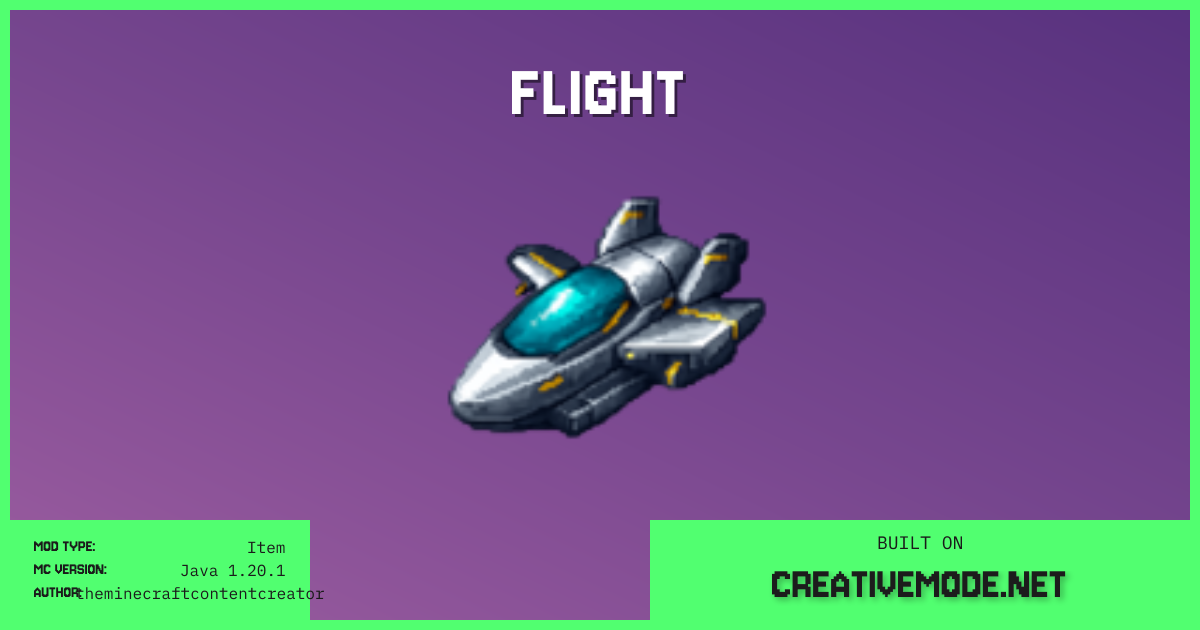 Flight | Free Java 1.20.1 Mod | CreativeMode