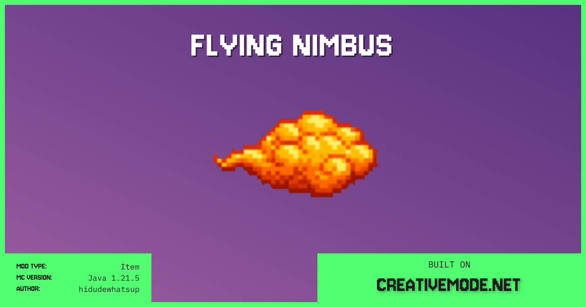 Flying Nimbus | Free Java 1.21.5 Mod | CreativeMode