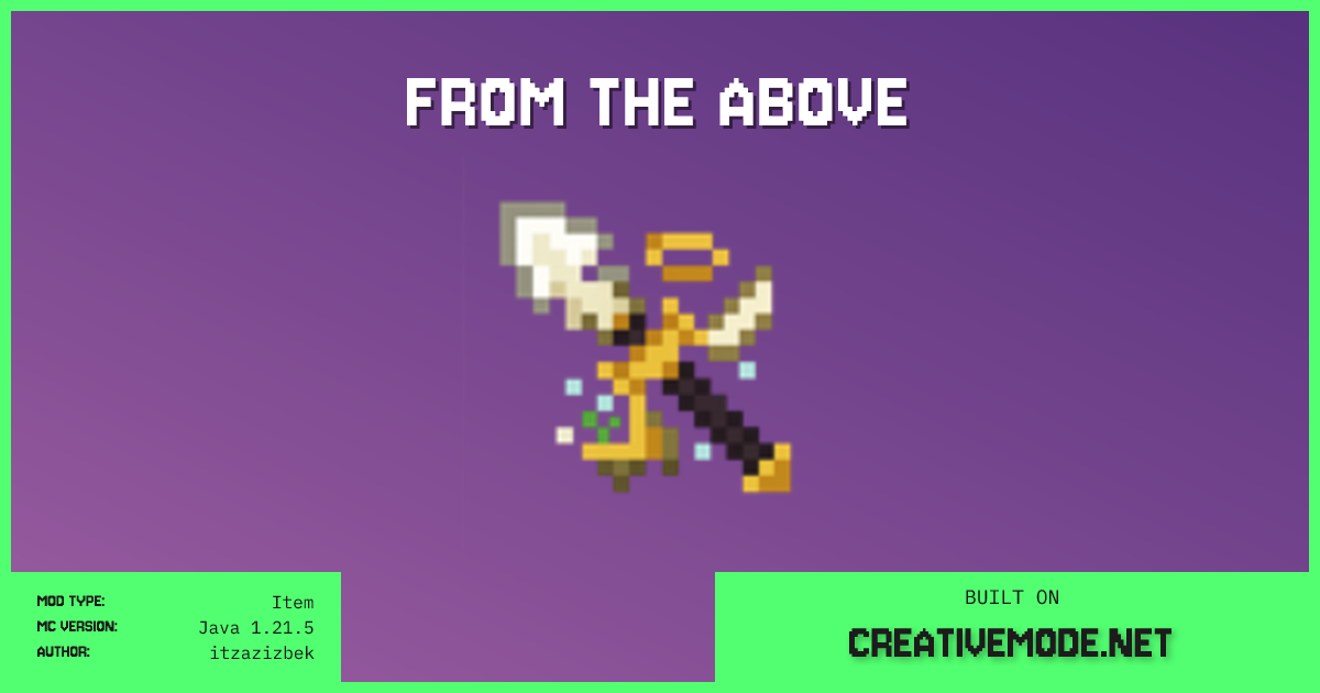 From The Above | Free Java 1.21.5 Mod | CreativeMode