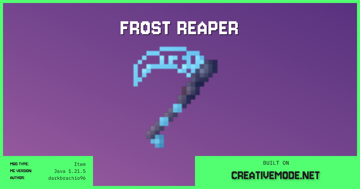Frost Reaper | Free Java 1.21.5 Mod | CreativeMode