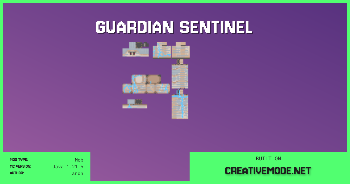 Guardian Sentinel | Free Java 1.21.5 Mod | CreativeMode