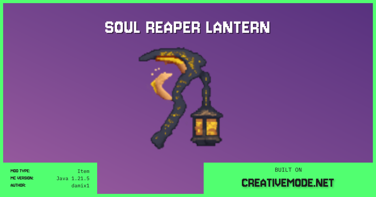 Soul Reaper Lantern | Free Java 1.21.5 Mod | CreativeMode